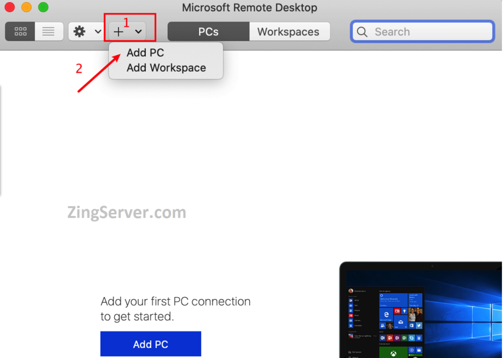 Hướng dẫn đăng nhập VPS trên MAC • ZingServer