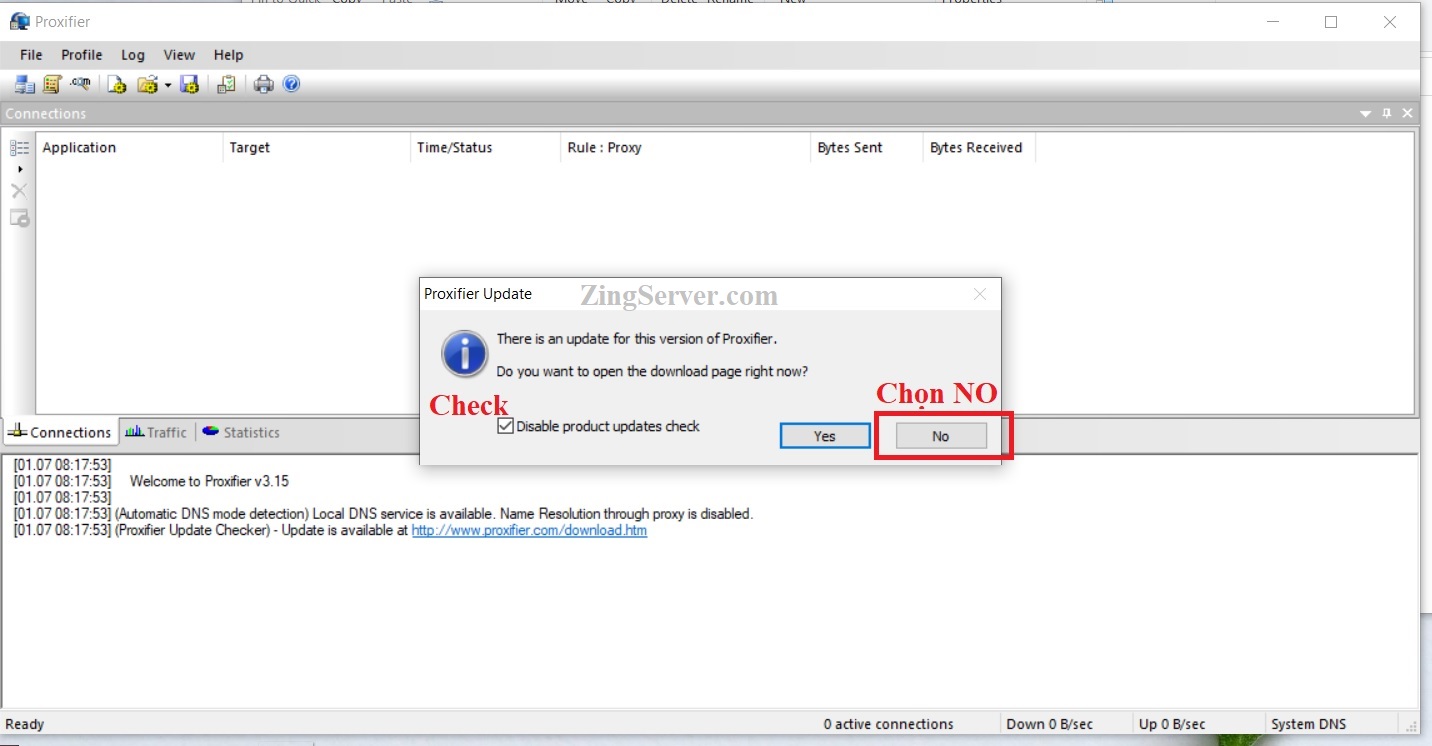 Cài đặt Proxifier có Key bản quyền để dùng SOCKS5 • ZingServer