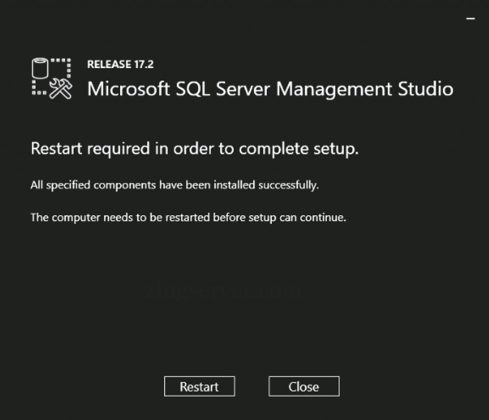 Cài đặt công cụ quản lý SSMS trên Windows Server/VPS • ZingServer